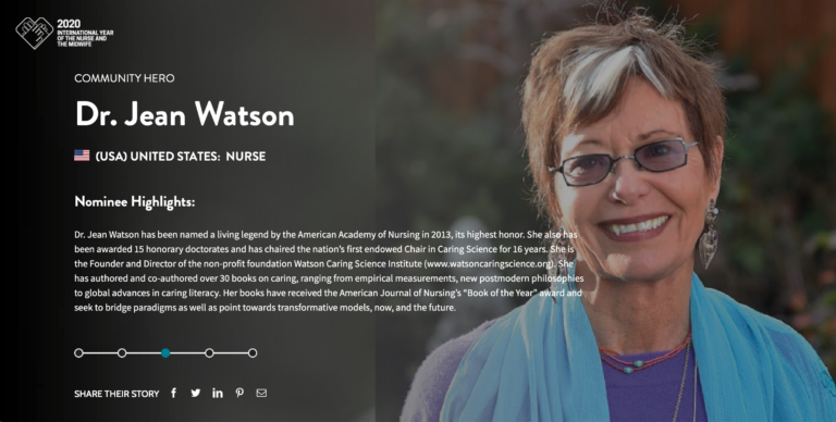 Jean Watson included among 100+ Outstanding Women Nurses and Midwives ...