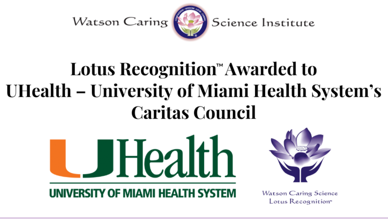 WCSI Lotus Recognition™ Awarded to UHealth – University of Miami Health ...